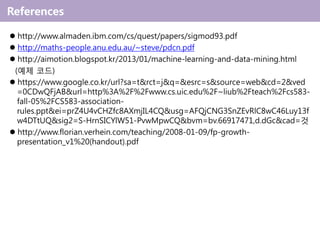 Association rule mining | PPT