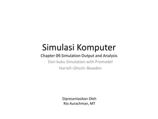 09.simulation output and analysis | PPTX