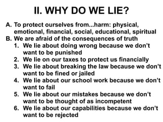 is lying ever justified | PPT
