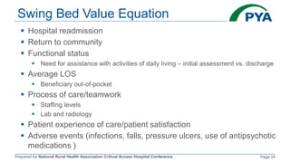 Demonstrating the Value of Swing Beds | PPTX