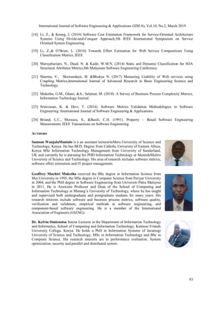 SIZE METRICS FOR SERVICE-ORIENTED ARCHITECTURE | PDF