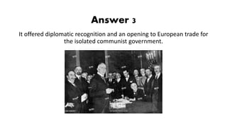 REVISION IGCSE CAMBRIDGE HISTORY: TREATY OF RAPALLO | PPT