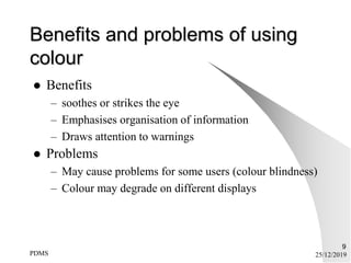 HCI Topic The Colours | PPT