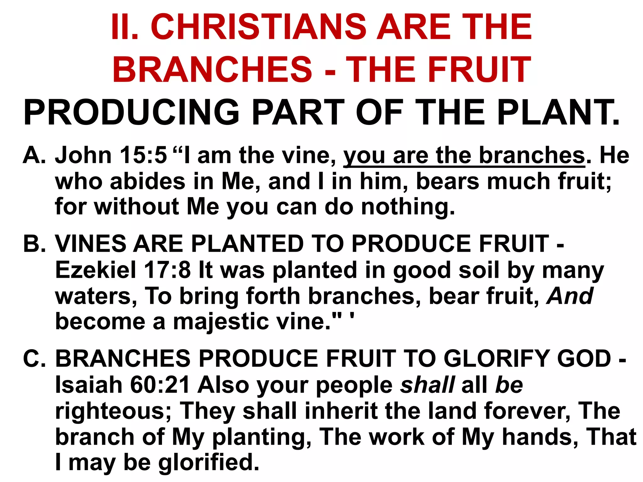 living the fruitful life | PPTX