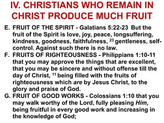 living the fruitful life | PPTX