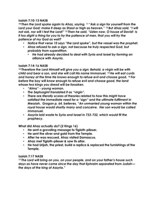 09-20-20, Isaiah 7;1-17 & 8;11 & 8;12c-14a, God Promises | PDF