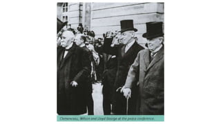 HISTORY IGCSE CONTENT - 20TH CENTURY OPTION - FAIRNESS OF THE TREATIES ...