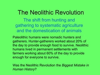 The Neolithic Revolution | PPTX
