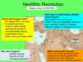 The Neolithic Revolution | PPTX