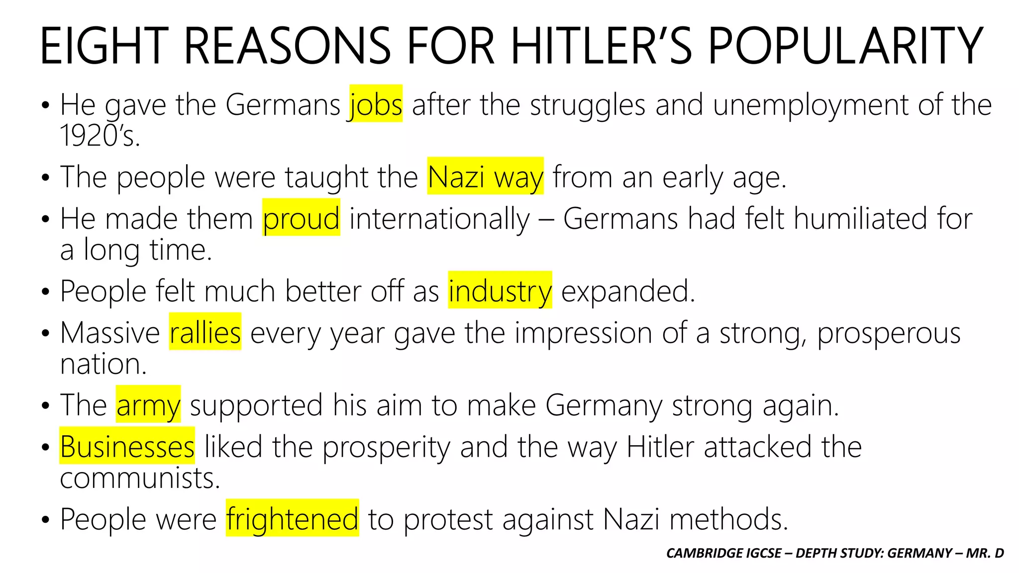 IGCSE REVISION - GERMANY: YOUNG PEOPLE AND WOMEN | PPTX