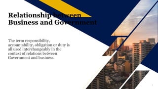 09. the government business relationship | PPTX