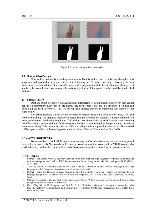 Vision Based Approach to Sign Language Recognition | PDF