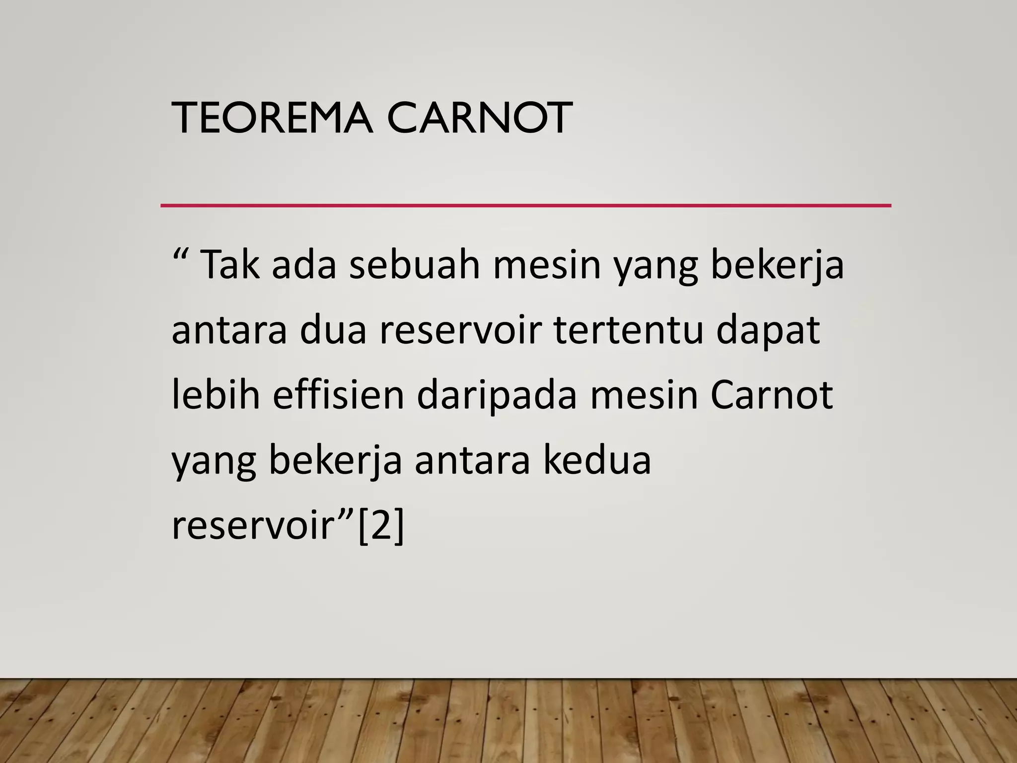 Siklus Mesin dan Refrigarator Carnot | PDF