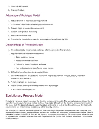 Prototype model (software engineering) | PDF