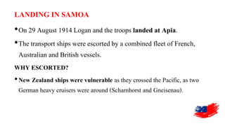 THE SAMOAN MAU MOVEMENT: NEW ZEALAND INVASION OF SAMOA | PPT