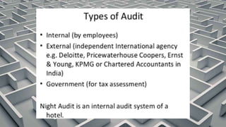 09. Basic Hotel's Night Audit Process by Dino Leonandri | PPTX