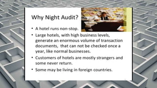 09. Basic Hotel's Night Audit Process by Dino Leonandri | PPTX