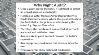 09. Basic Hotel's Night Audit Process by Dino Leonandri | PPTX