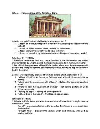 09-22-19, Ephesians 2;11-22, Reconciled, Restored to a Right ...