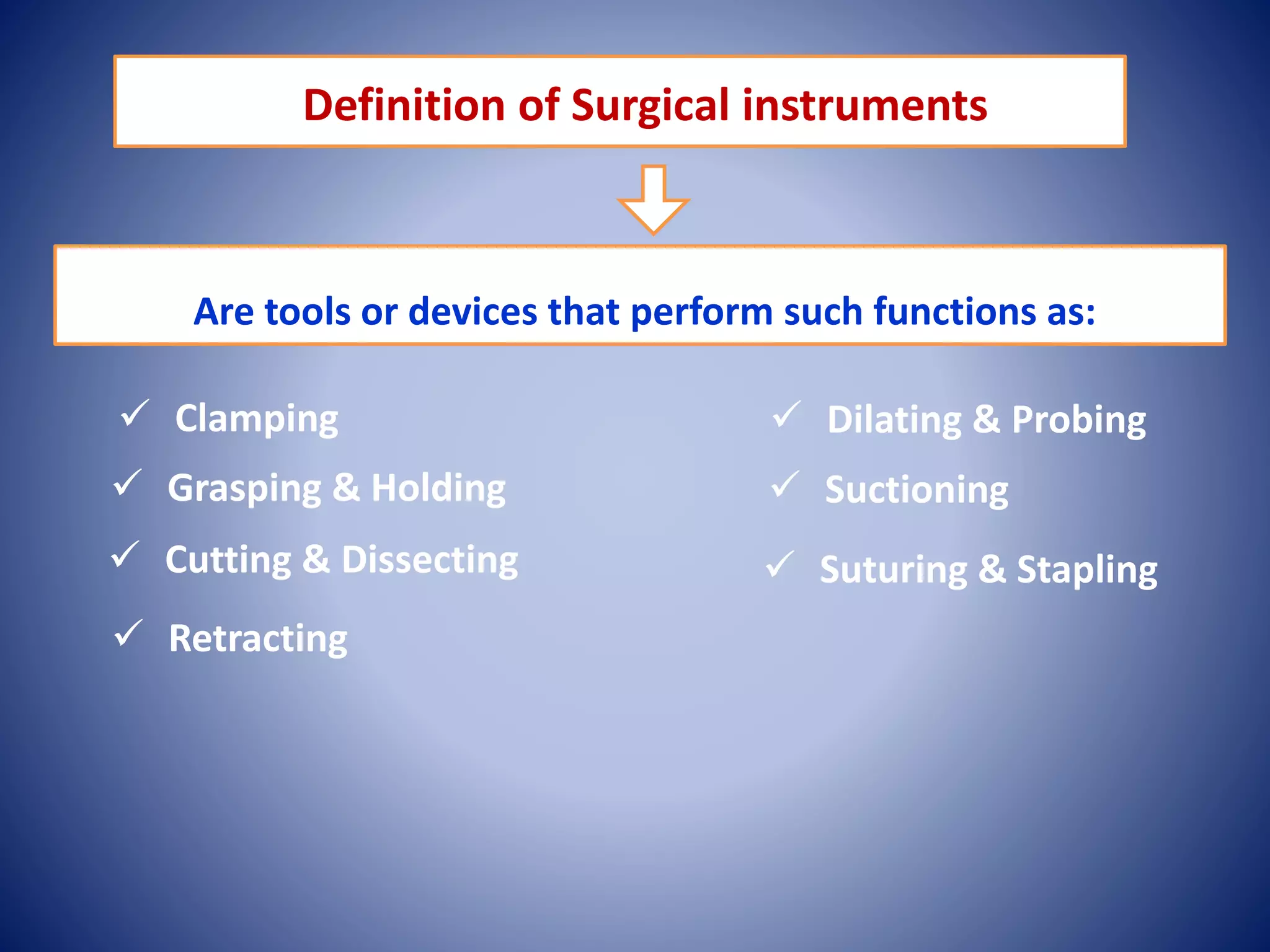 09.30 Surgical instruments types, classification and risks, Dr Yassir ...