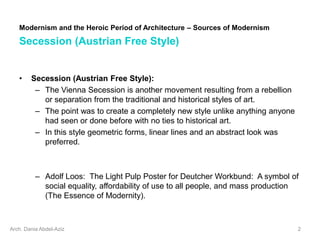 history of contemporary architecture - 09.Secession.ppt