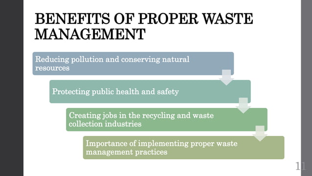 WASTE MANAGEMENT | PPT