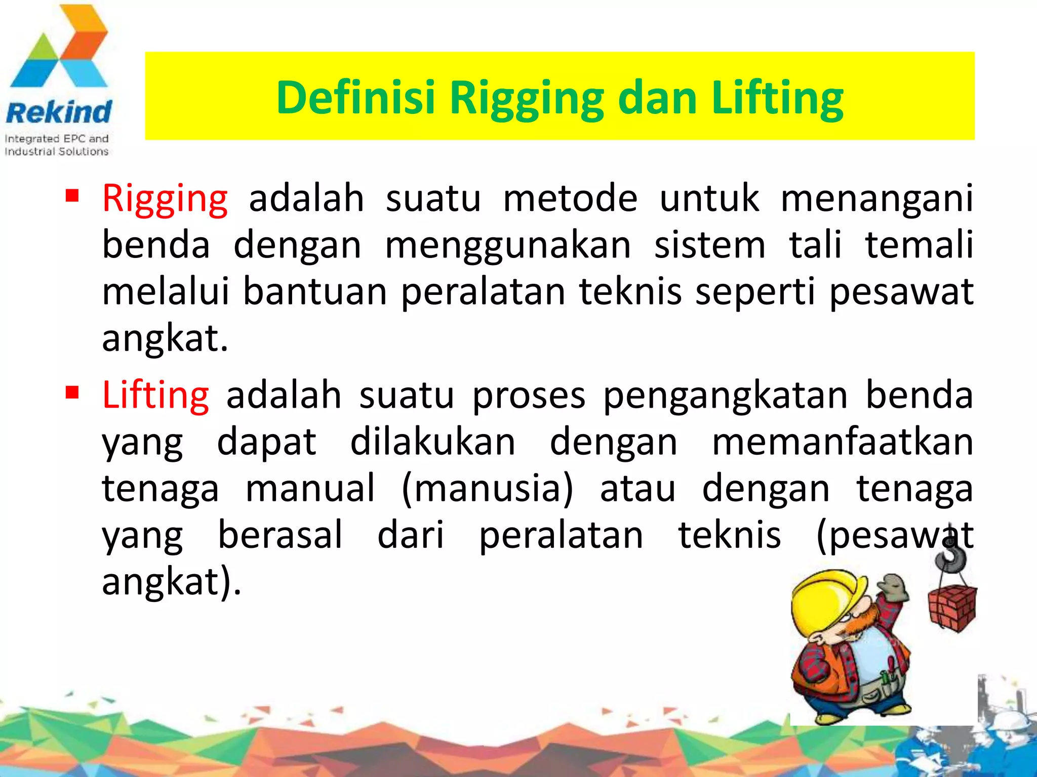 09. Presentasi Rigging Lifting .ppt