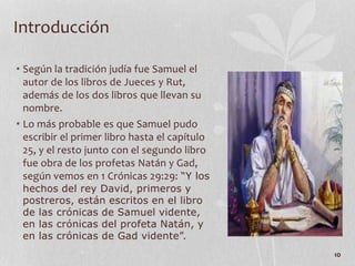 09. Libro de 1 Samuel - Jerónimo Perles Moreno | PPTX