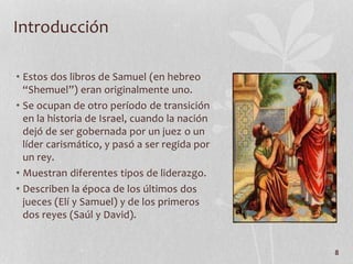09. Libro de 1 Samuel - Jerónimo Perles Moreno | PPTX