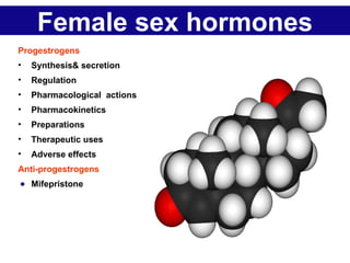 Progestins and anti progesterones and actions.ppt