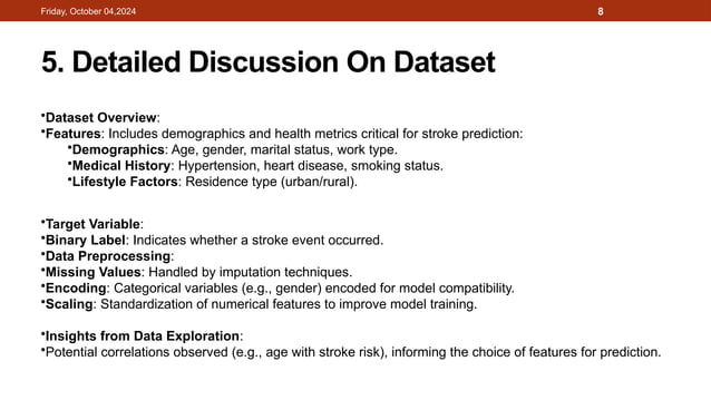 Brain stroke prediction system using machine learning | PPTX