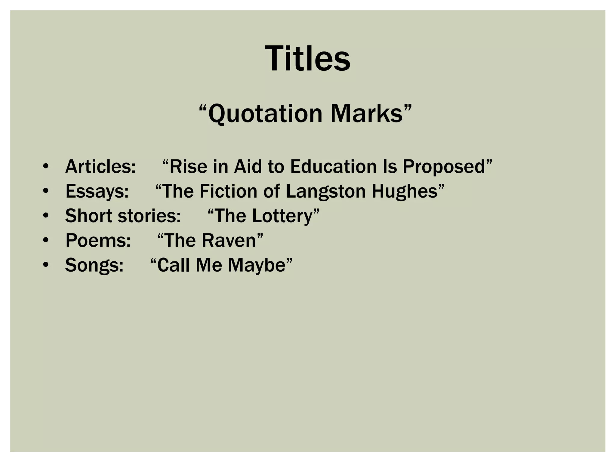 09 24 quotations and titles | PPTX