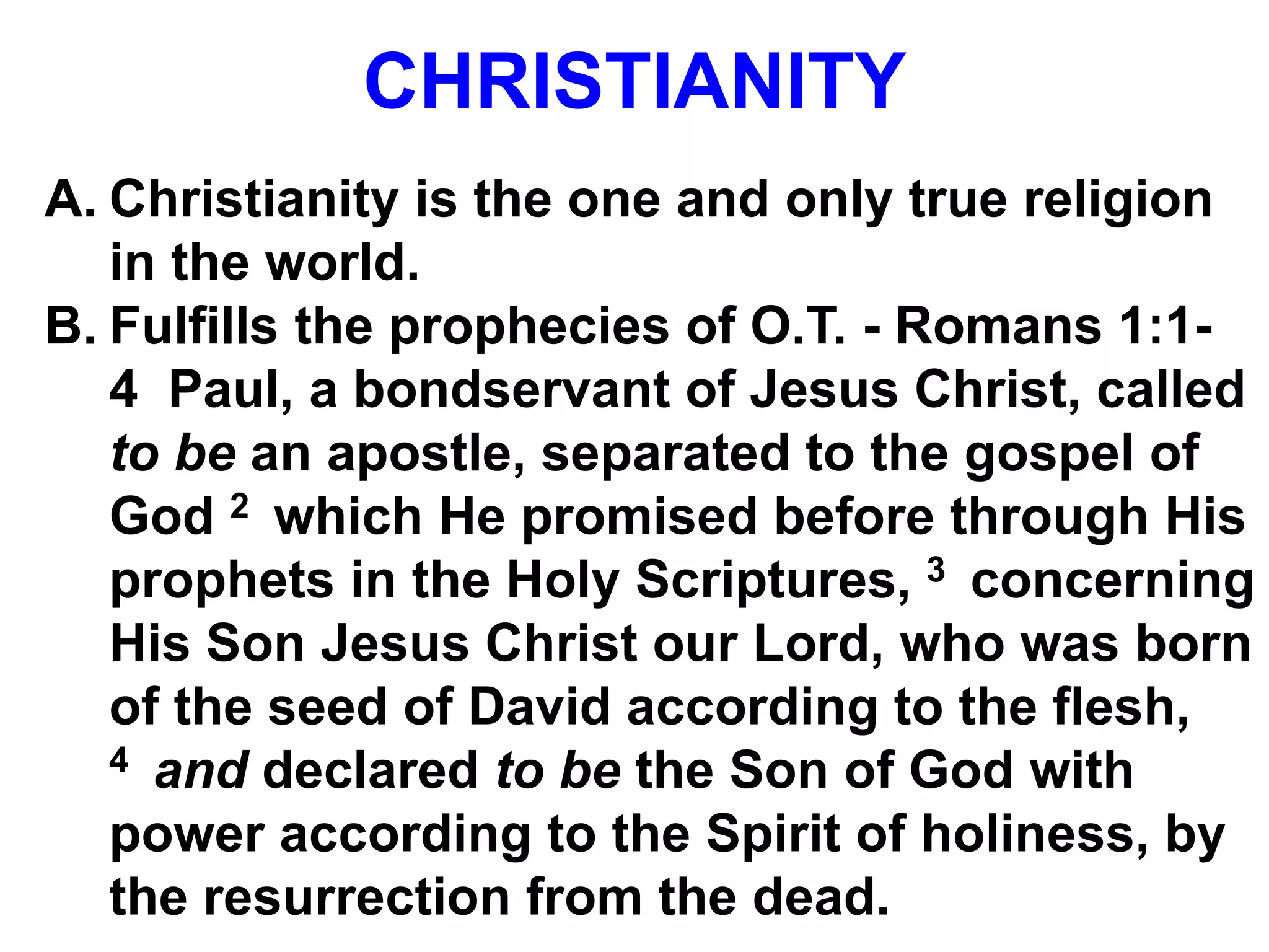 great principles of christianity | PPTX