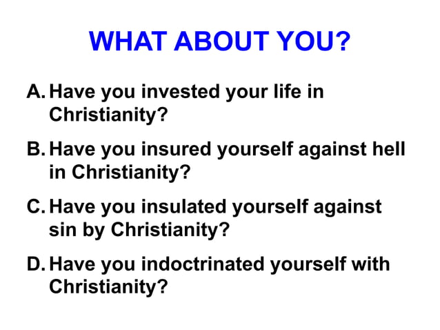 great principles of christianity | PPTX | Christianity | Religion ...