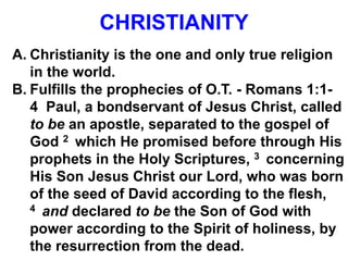 great principles of christianity | PPTX | Christianity | Religion ...