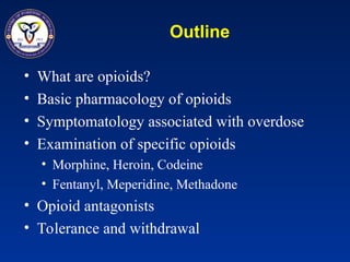 opiods agonists and antagonists- uses,adverseeffects | PPT