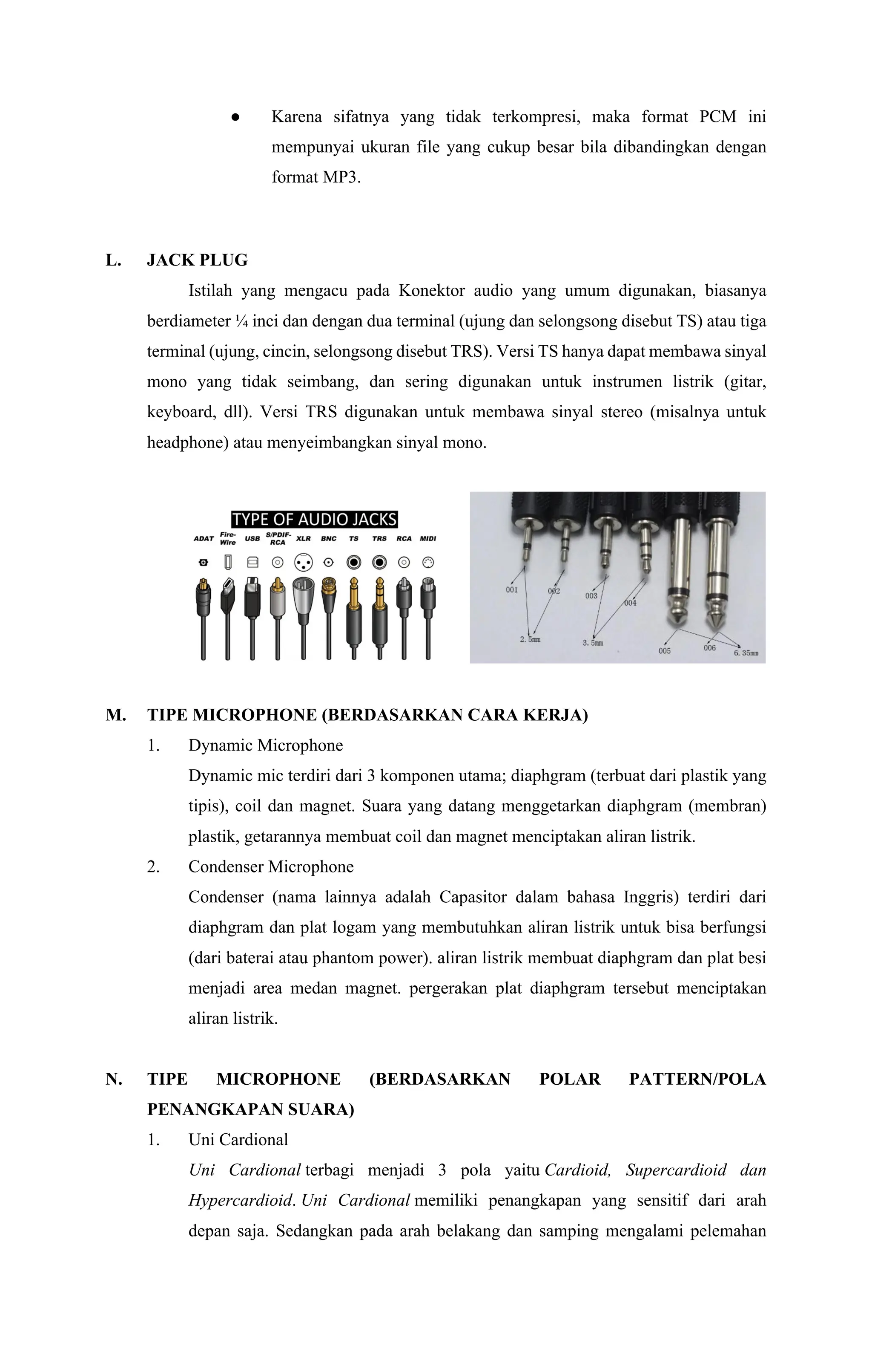 Bahan Ajar Modul Audio Kelas Sinematografi | PDF