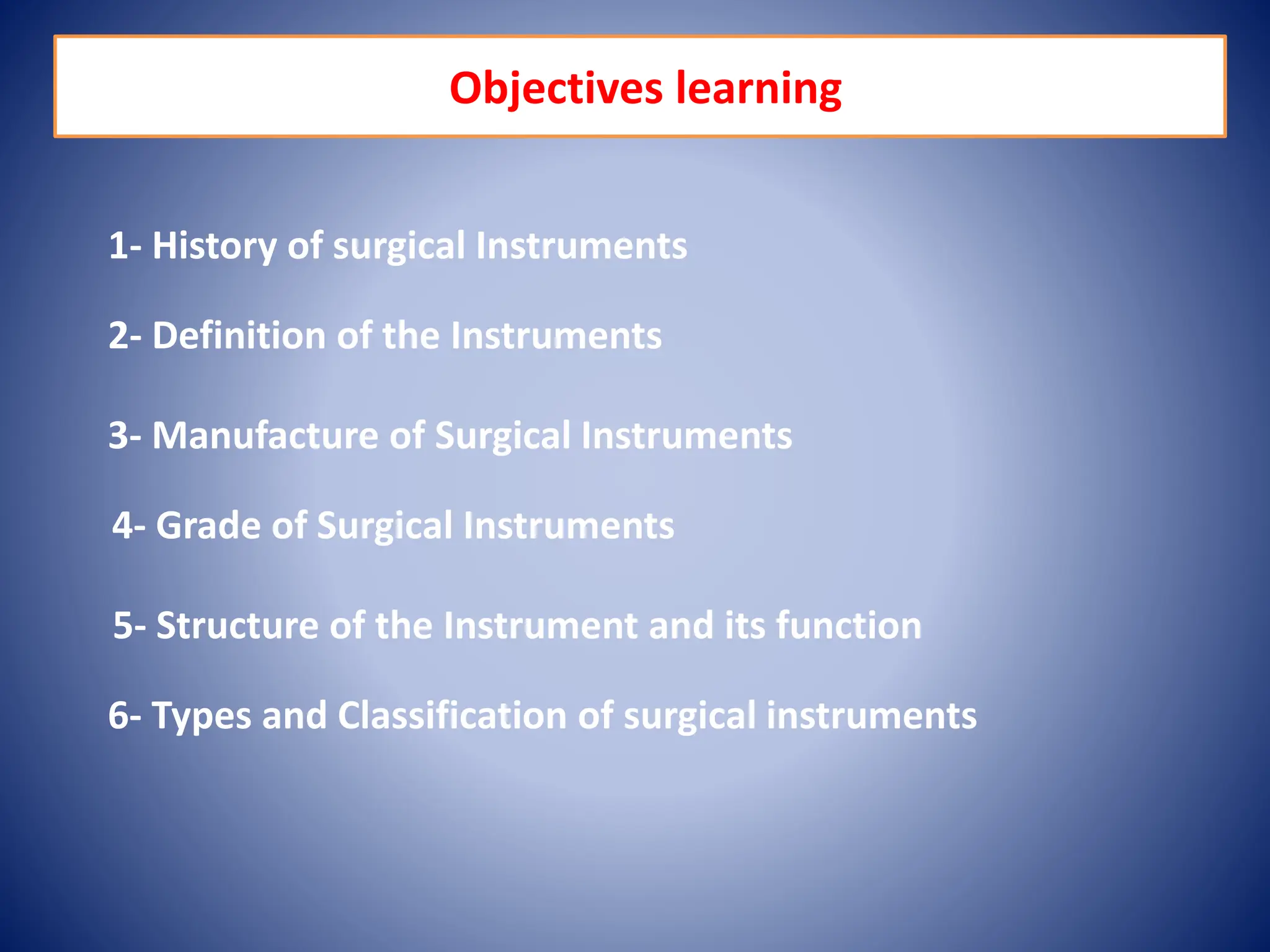 09.30 Surgical instruments types, classification and risks, Dr Yassir ...
