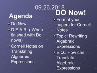 09.26.2018 Daily Lesson Translating Algebraic Expressions.pptx