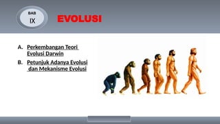 Evolusi perkembangan evolusi darwin dan mekanismesme evolusi | PPTX