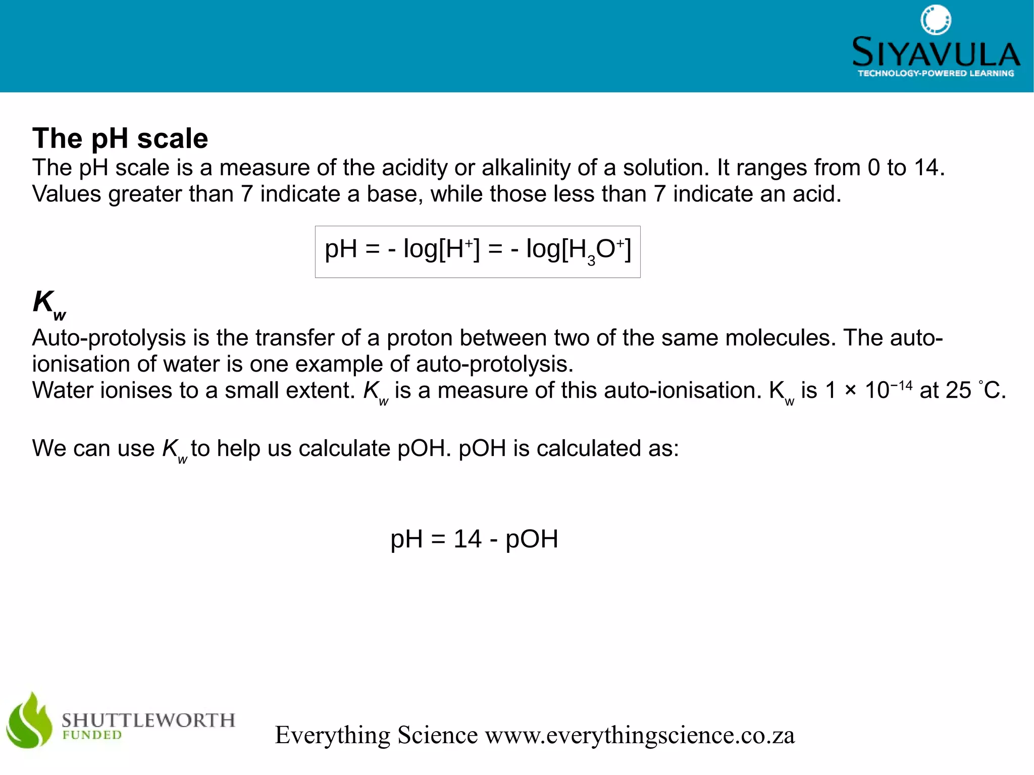 Acids and bases | ODP