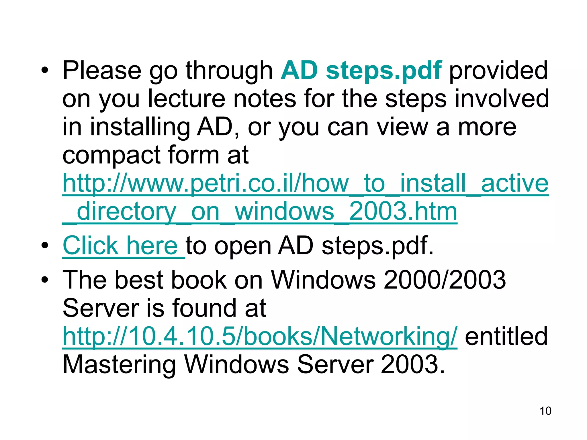 09 - Active Directory.ppt