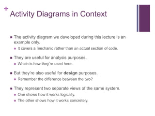 SAD09 - Activity Diagrams | PPT