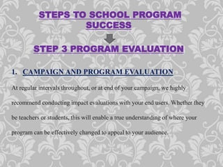 School Evaluation Program | PPTX
