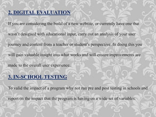 School Evaluation Program | PPTX