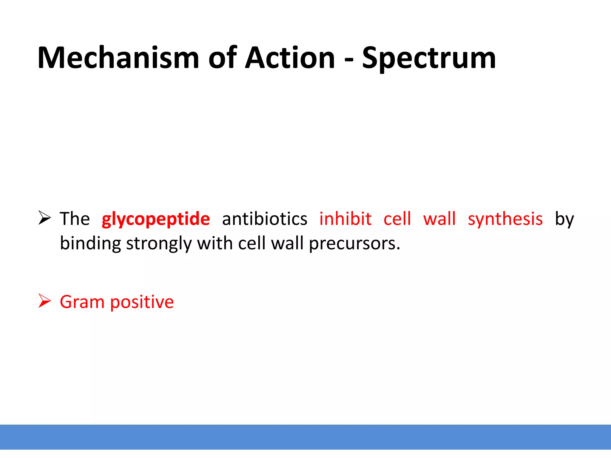 Antibiotics Groups - Glycopeptides | PPTX | Infectious Diseases ...