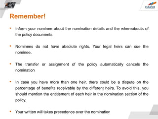 Appointing a Nominee. | PPT