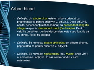arbori binari | PPT