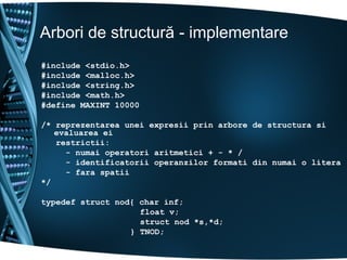 arbori binari | PPT