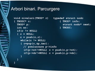 arbori binari | PPT